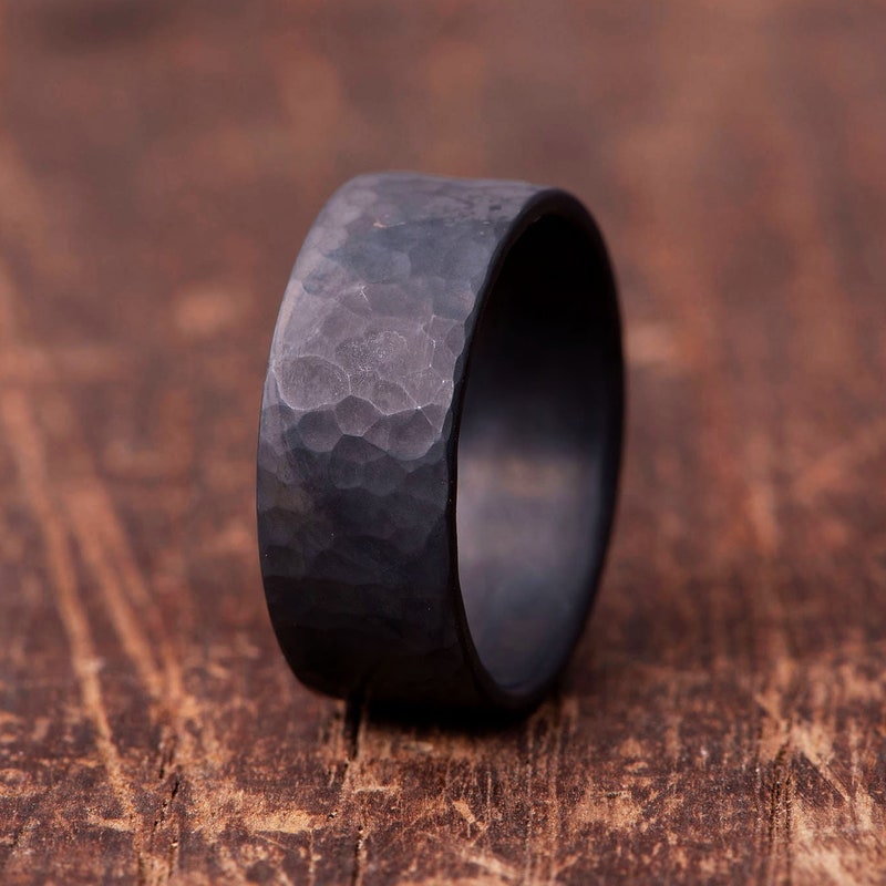Rustic Wedding Band - Etsy