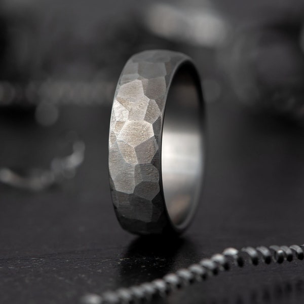 Rough Texture Ring - Etsy
