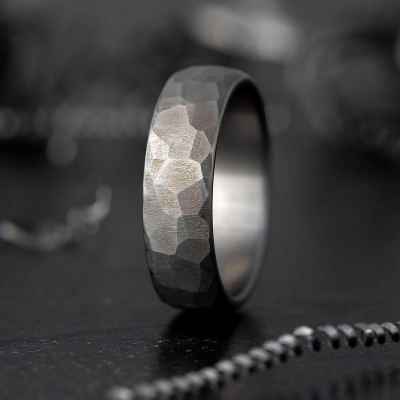 Faceted Wedding Ring - Etsy
