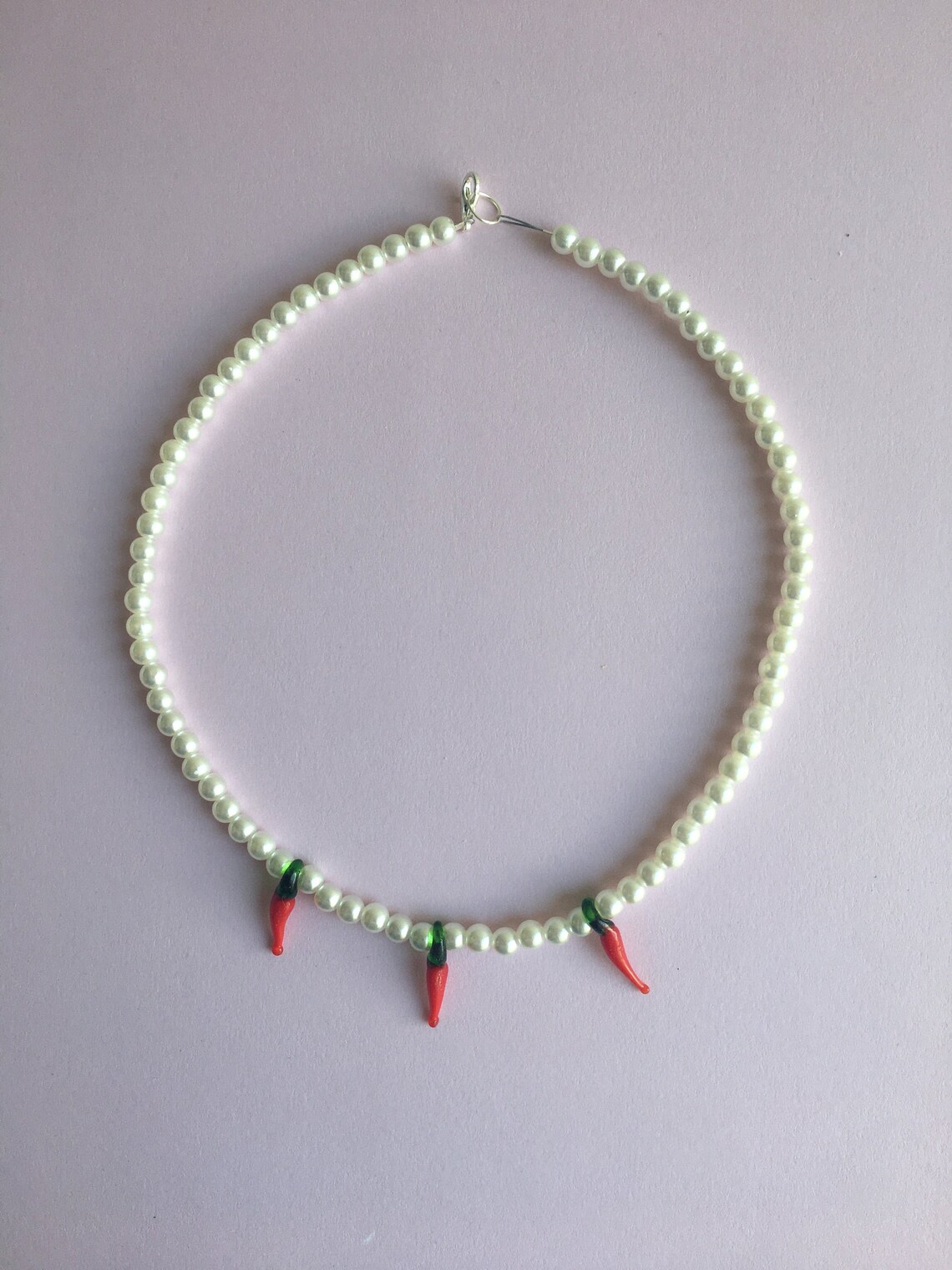 Chili Pepper Necklace, Chili Pepper Charm Necklace, Chili Pepper Charm ...