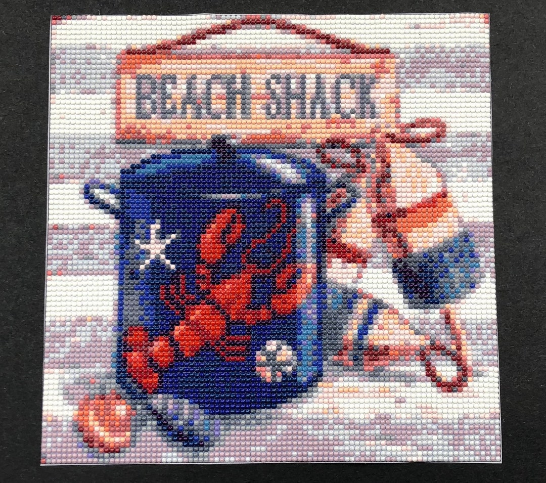 Finished Full Drill Beach Shack Diamond Painting - Etsy