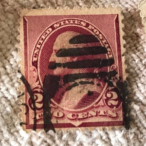 George Washington 2 Cent Stamps, Rare Collection of 12 - Etsy