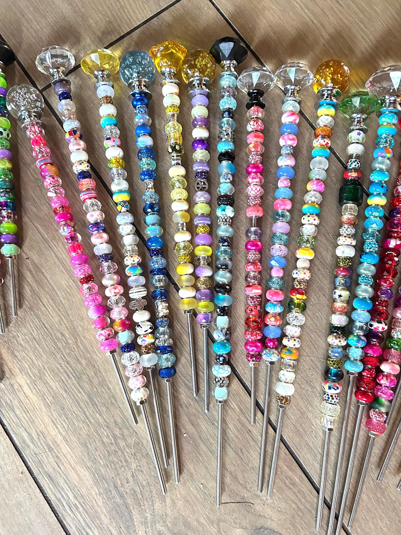 Suncatcher/ Garden Art/fairy Wands Made With Quality Beads. Indoor or ...