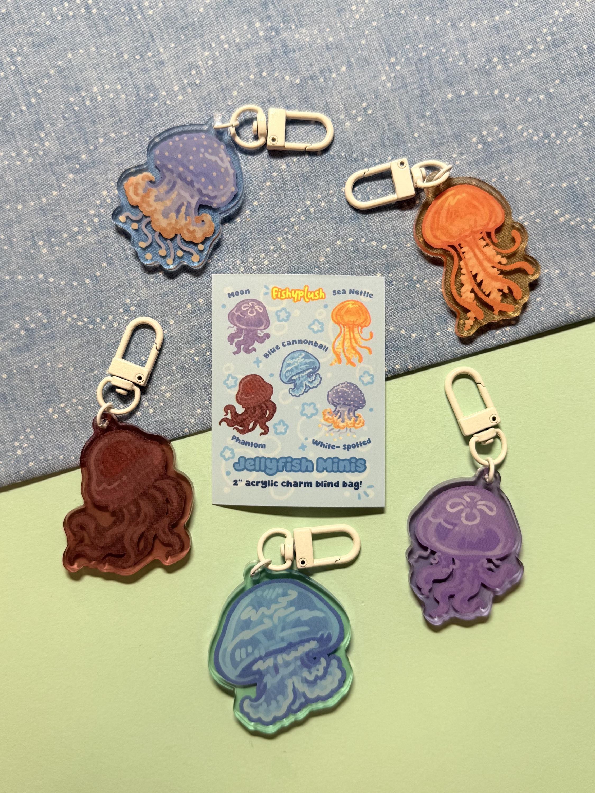 Jellyfish Keychain Blind Bag - Etsy