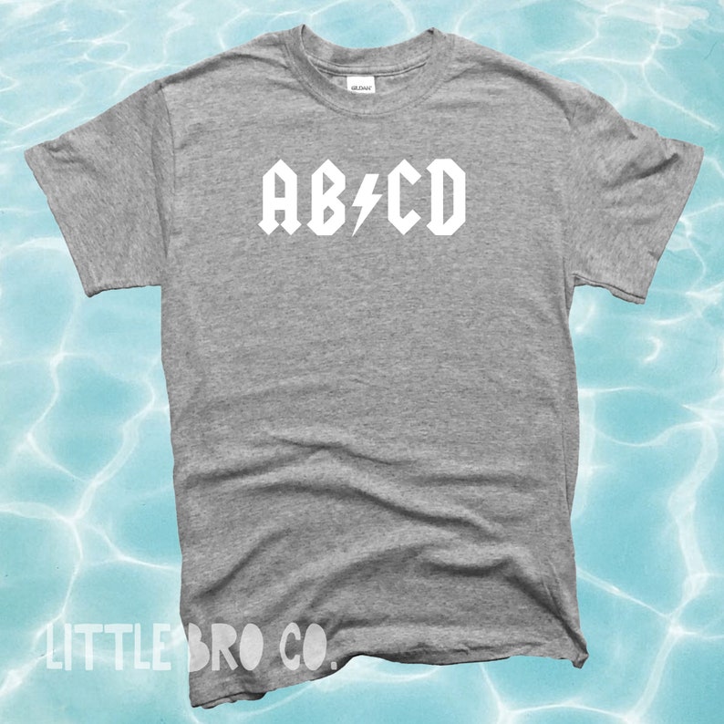 ABCD Graphic Band T Shirt - Etsy