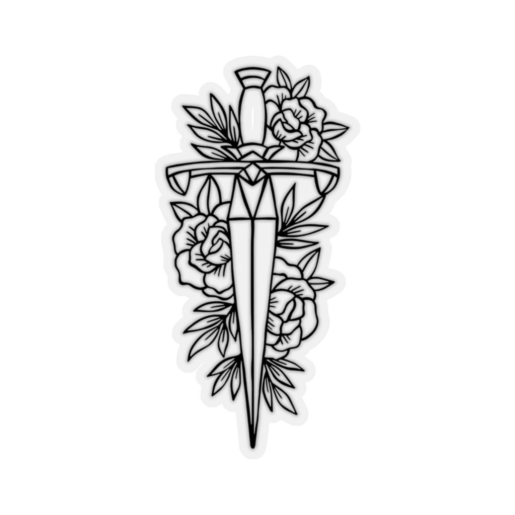 From Blood and Ash l Bookish Sticker l Dagger Sticker l Poppy | Etsy