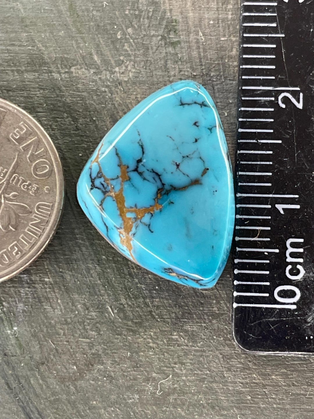 Natural Nevada Apache Blue Turquoise Cabochon - Etsy