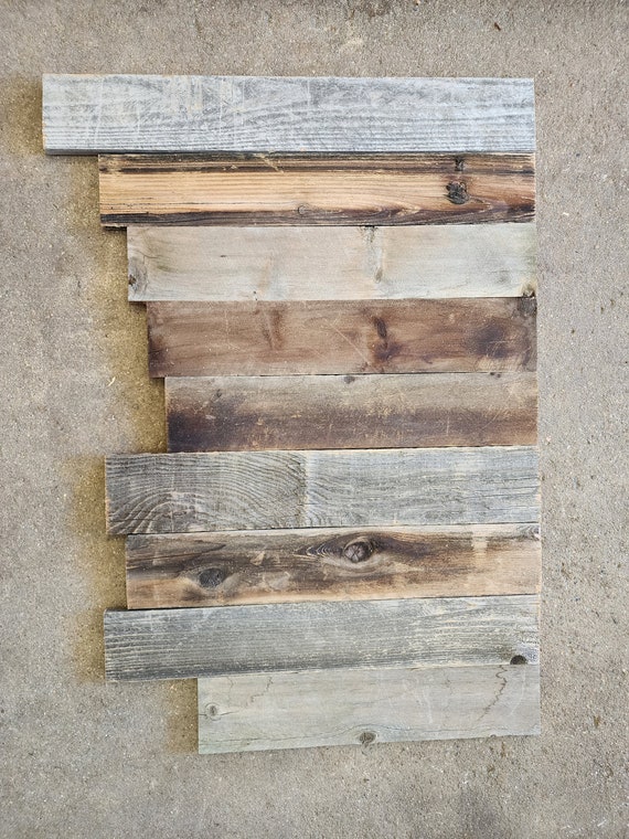 Wood Planks Reclaimed Wood Reclaimed Wood Barnwood In A Box 1 Bundle
