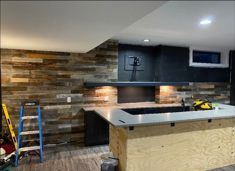 Weathered Reclaimed Wood Planks: Assorted Colors & Sizes - Etsy