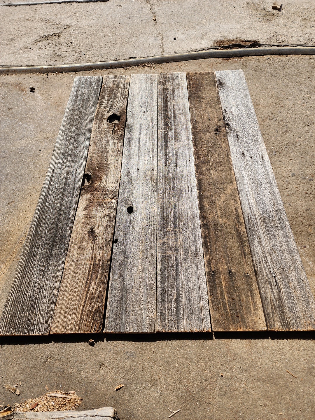 48" X 5.5" Reclaimed Wood Planks. Barnwood Boards for Accent Walls ...