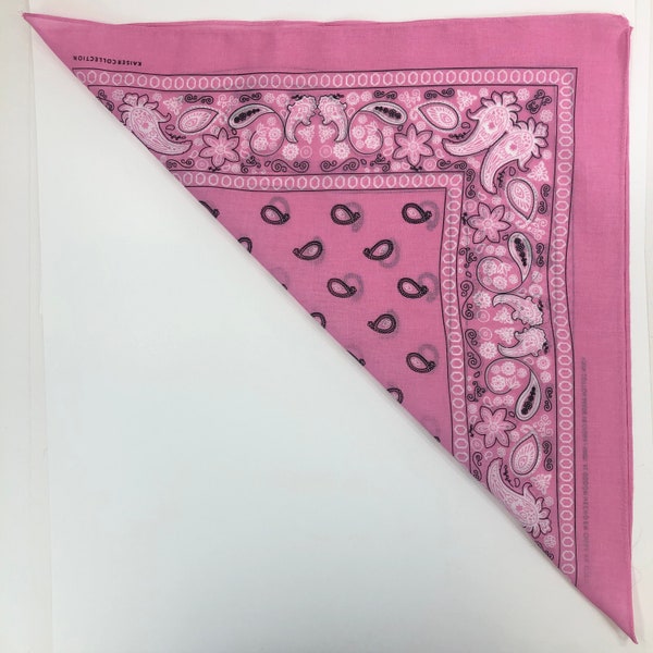 Pink Bandanas - Etsy