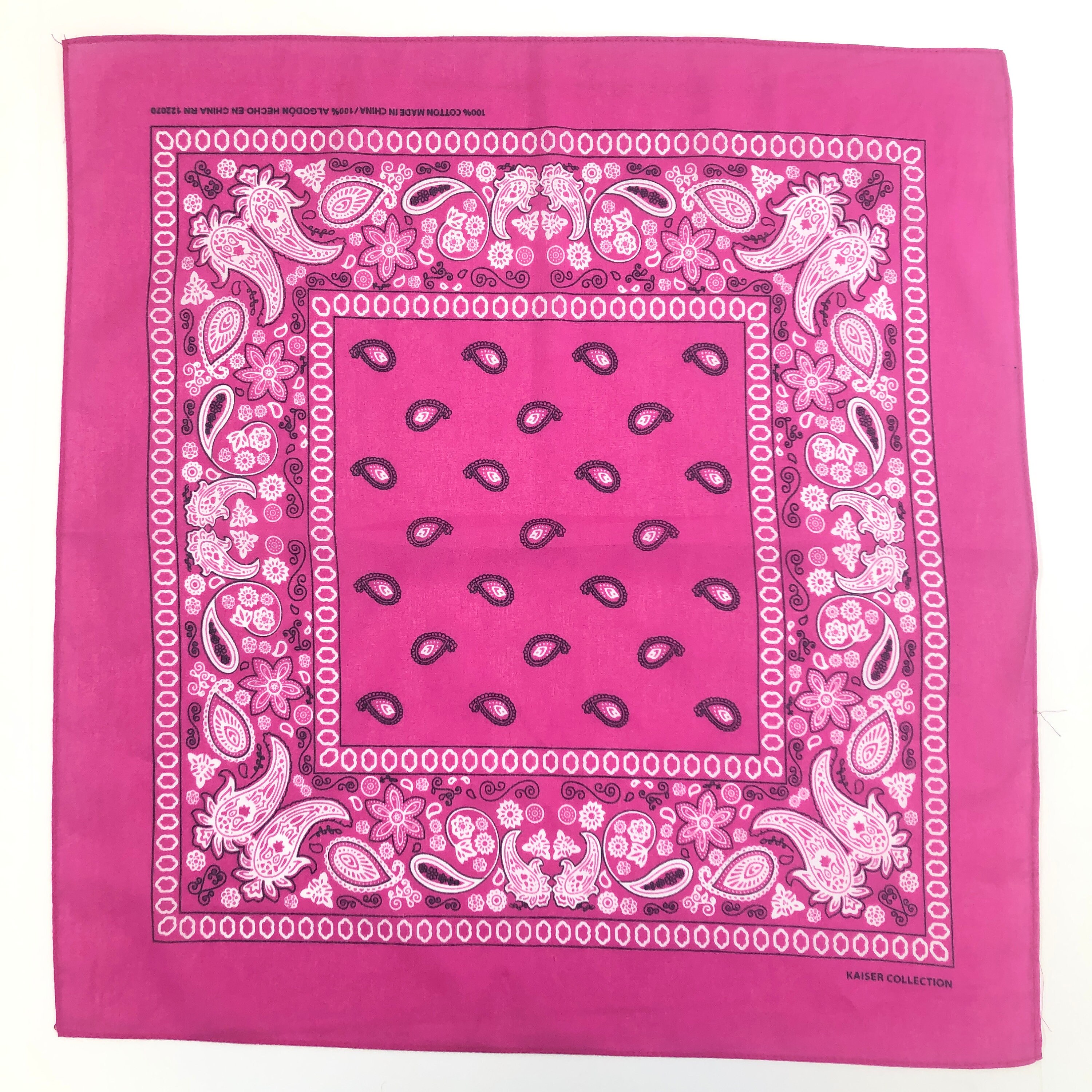 Hot Pink Cotton Bandanas 10 Pack Set de 10 Bandanas para DIY - Etsy España