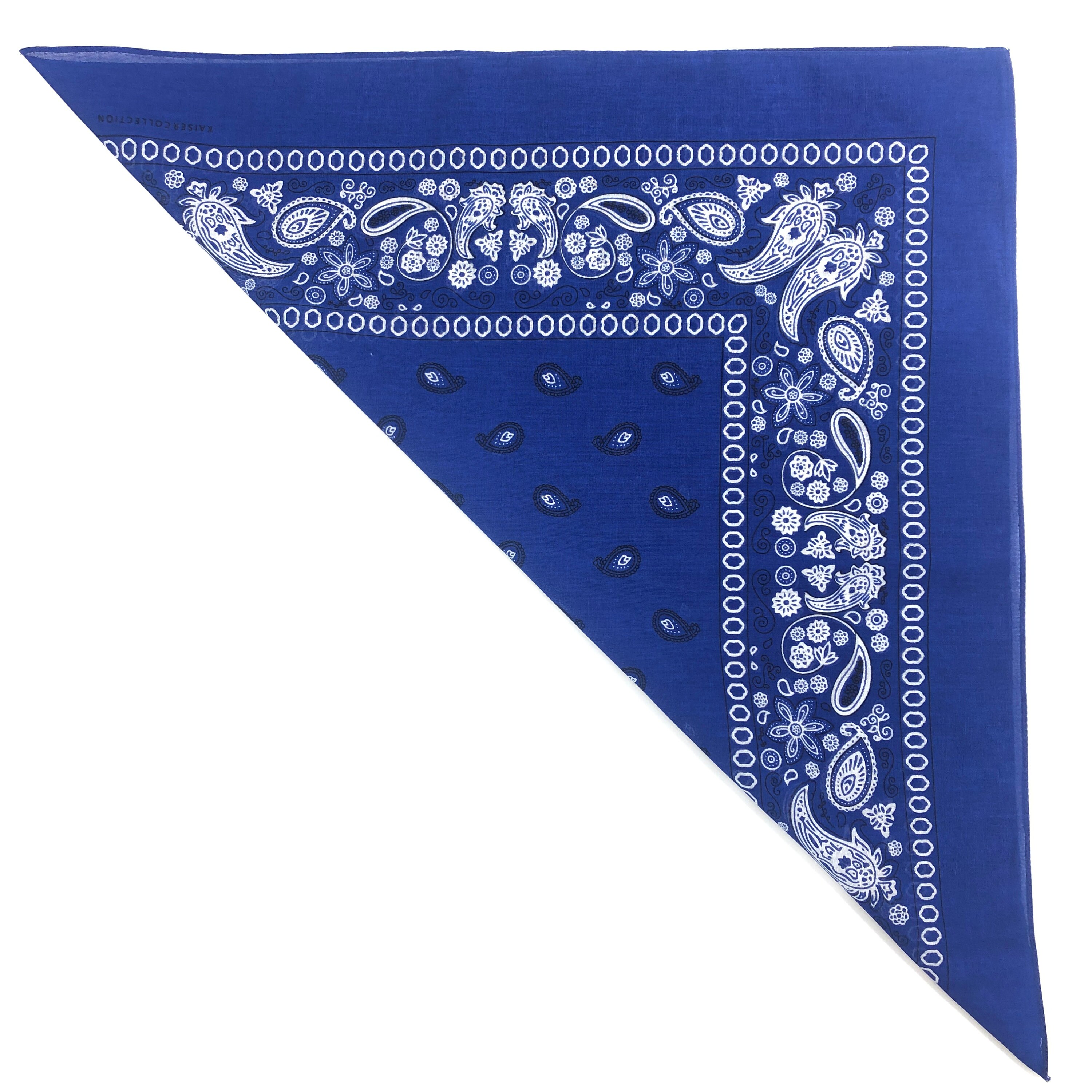 Blue Bandana Folded