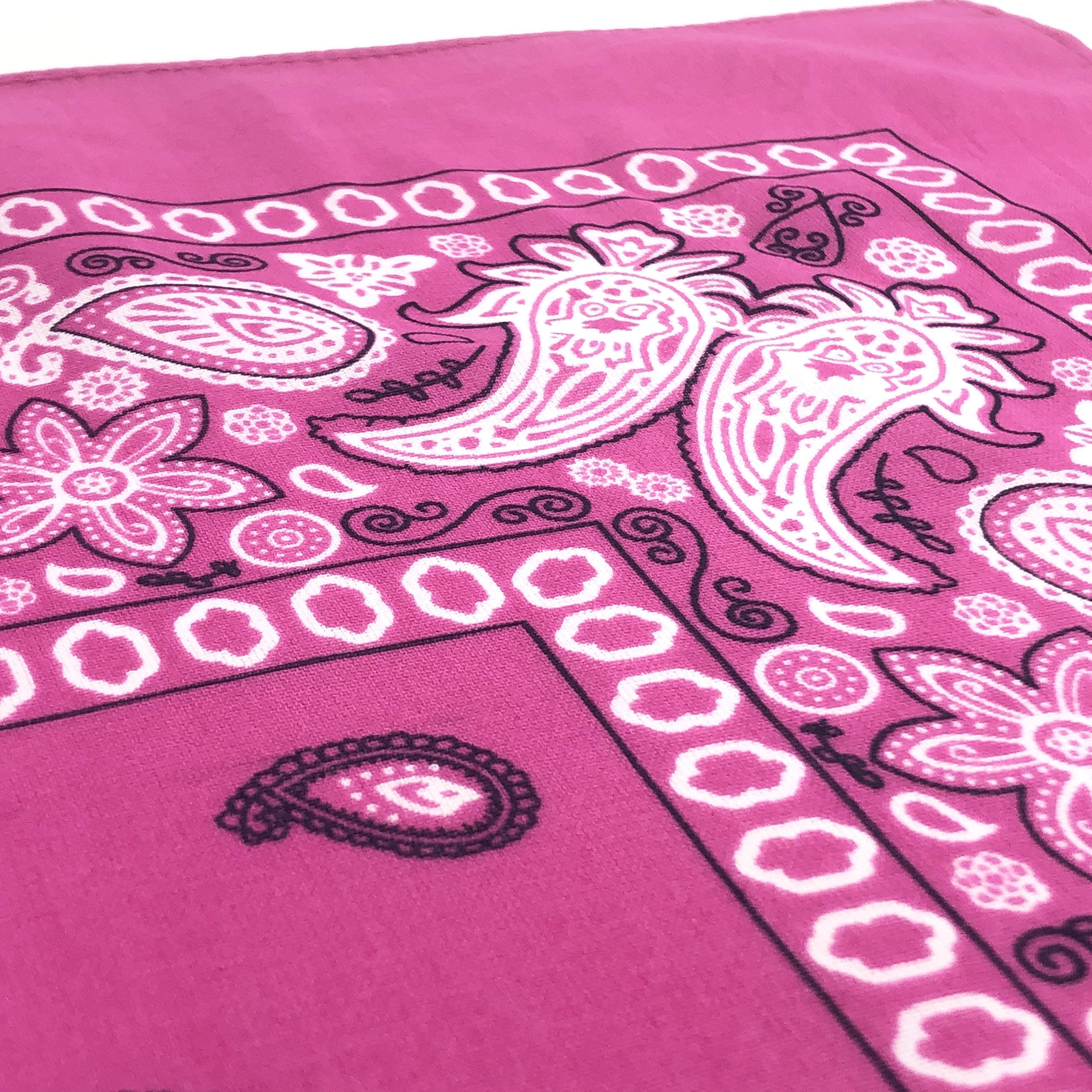 Hot Pink Cotton Bandanas 10 Pack Set of 10 Bandanas for DIY Face Covers ...