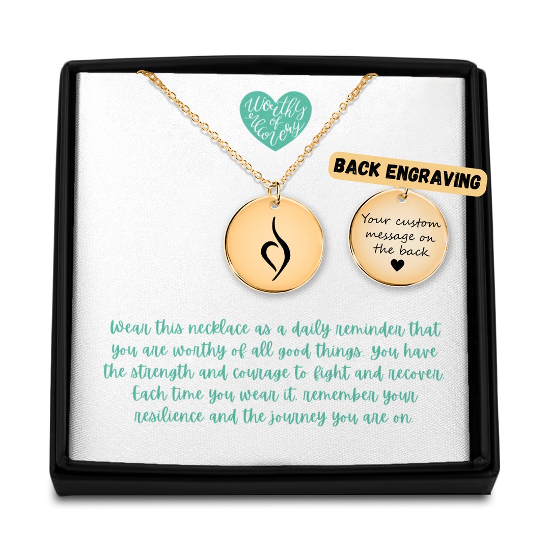 Eating Disorder Recovery Necklace - Gifts for Eating Disorder Recovery ...
