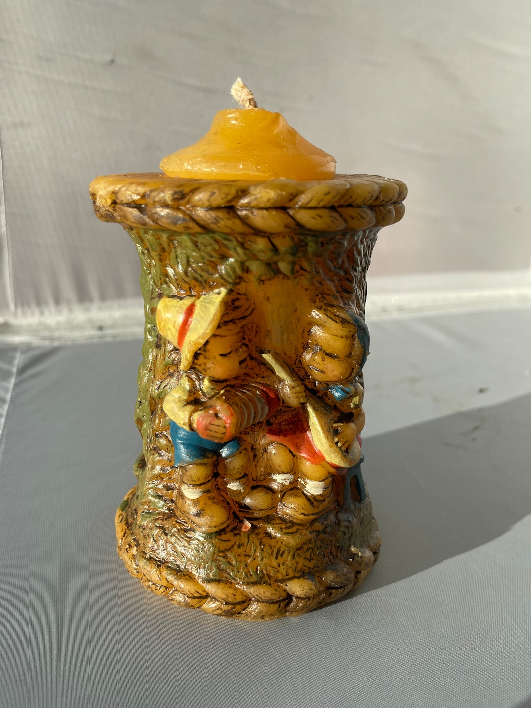 Vintage 1978 Hand Painted Alpine Originals Candle - Etsy