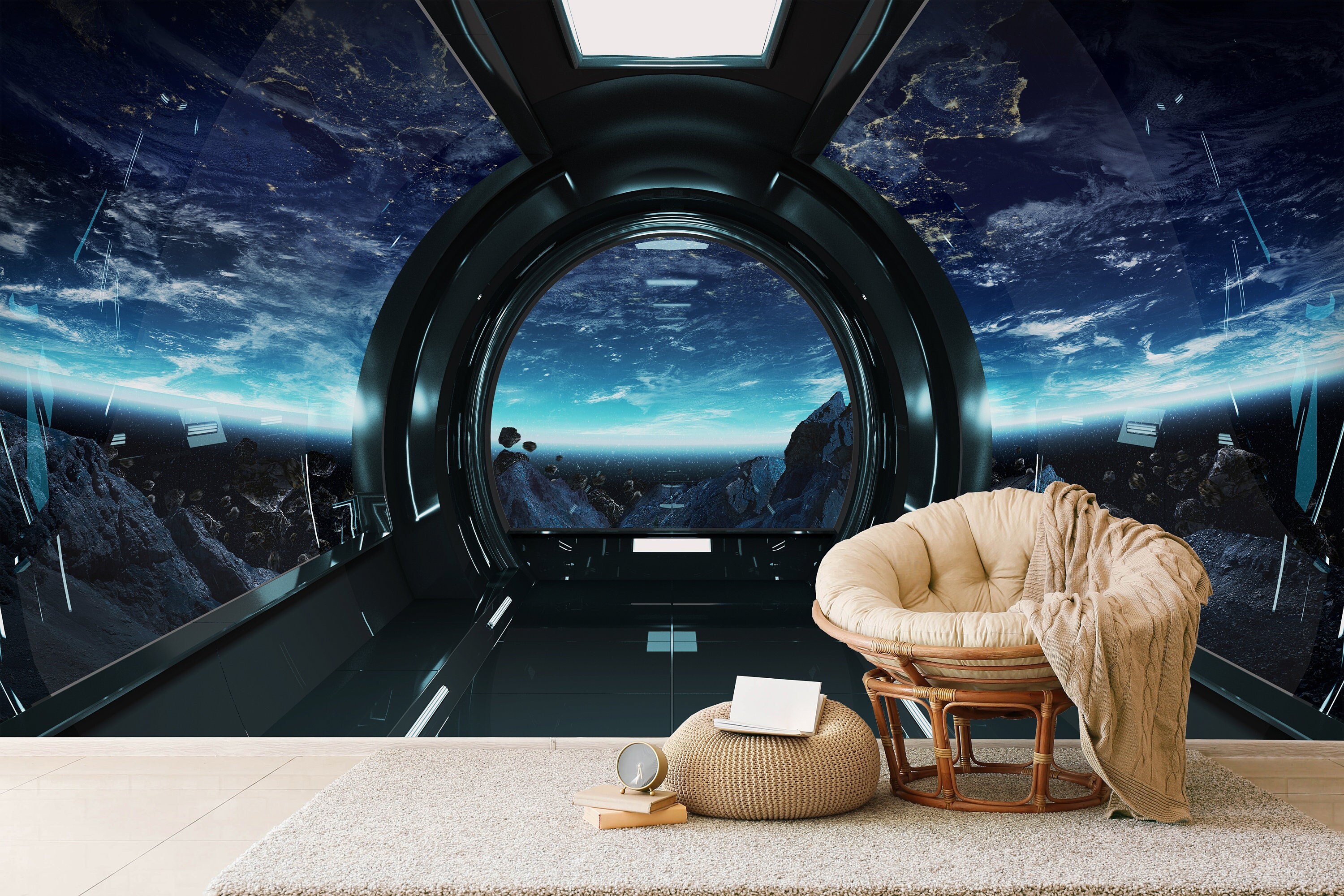 Interior Space Shuttle Backgrounds