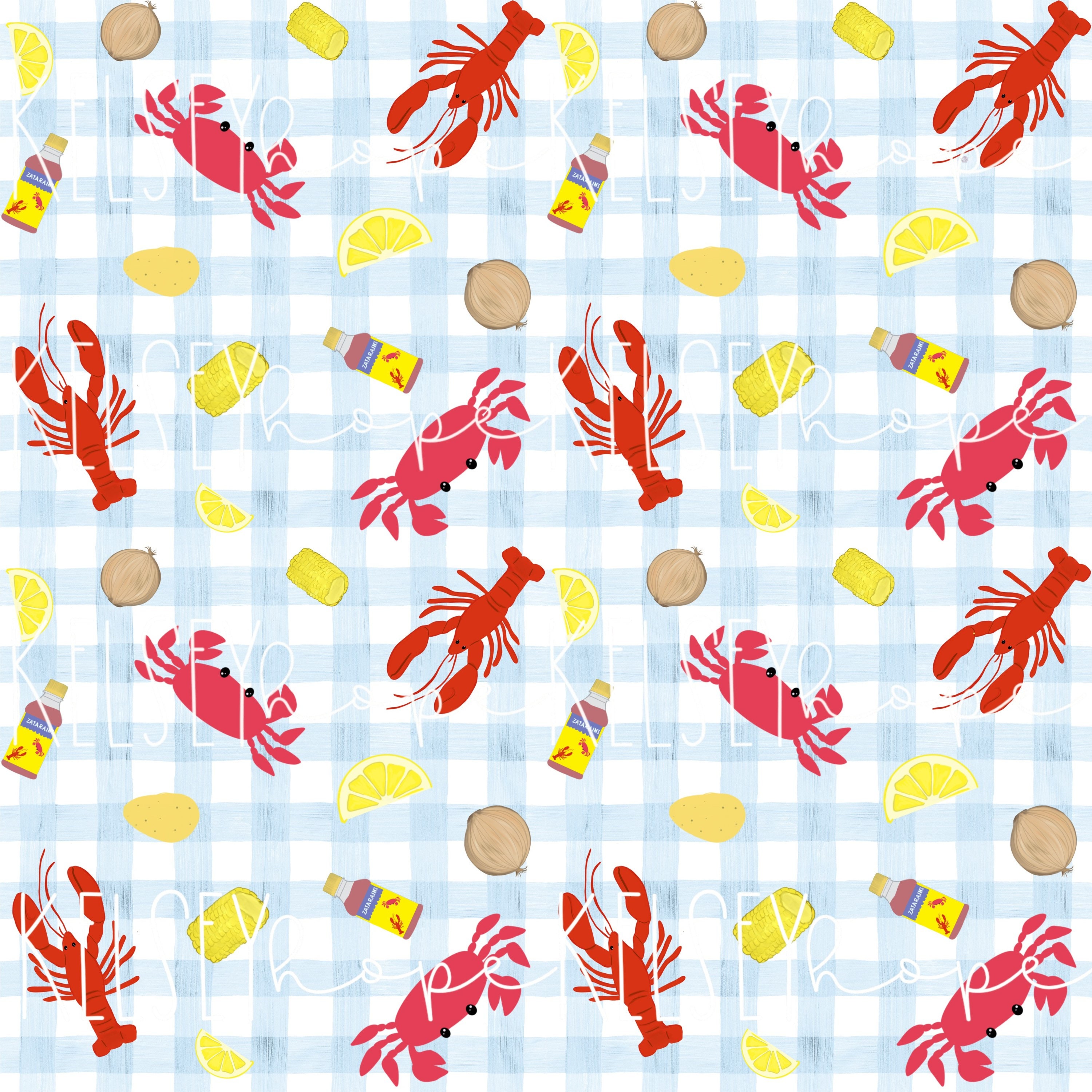 Birthday Crawfish Clip Art