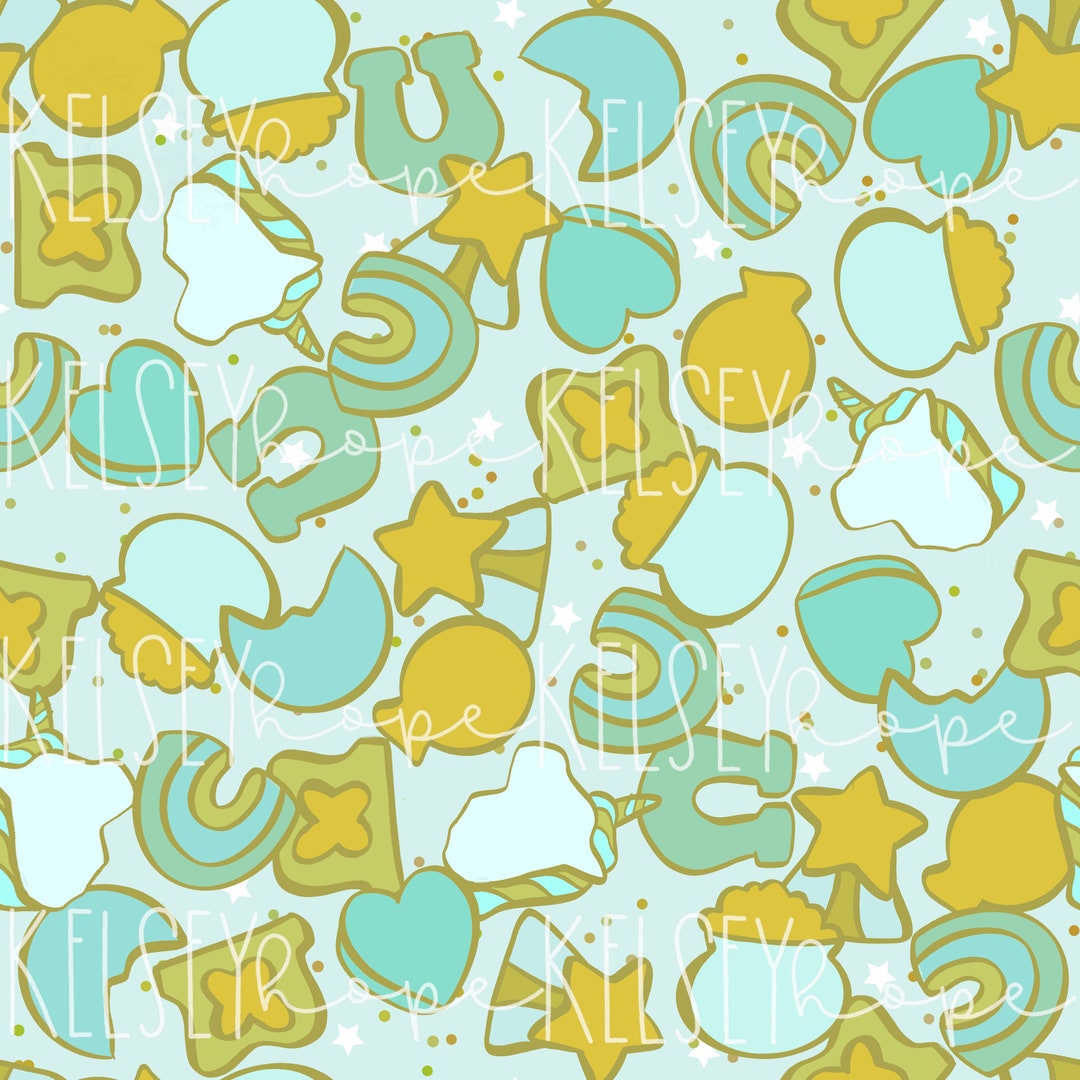 Lucky Charms | Pink St. Patricks Day SEAMLESS PATTERN Hand Illustrated ...
