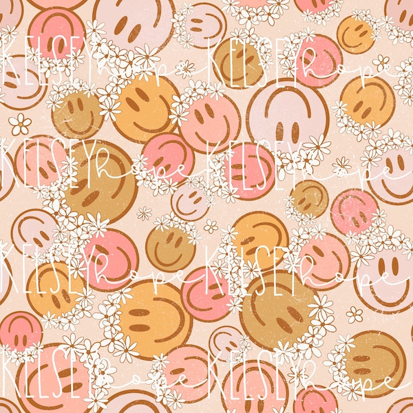 Smiley Face Retro Art Wallpapers for Phone - Etsy