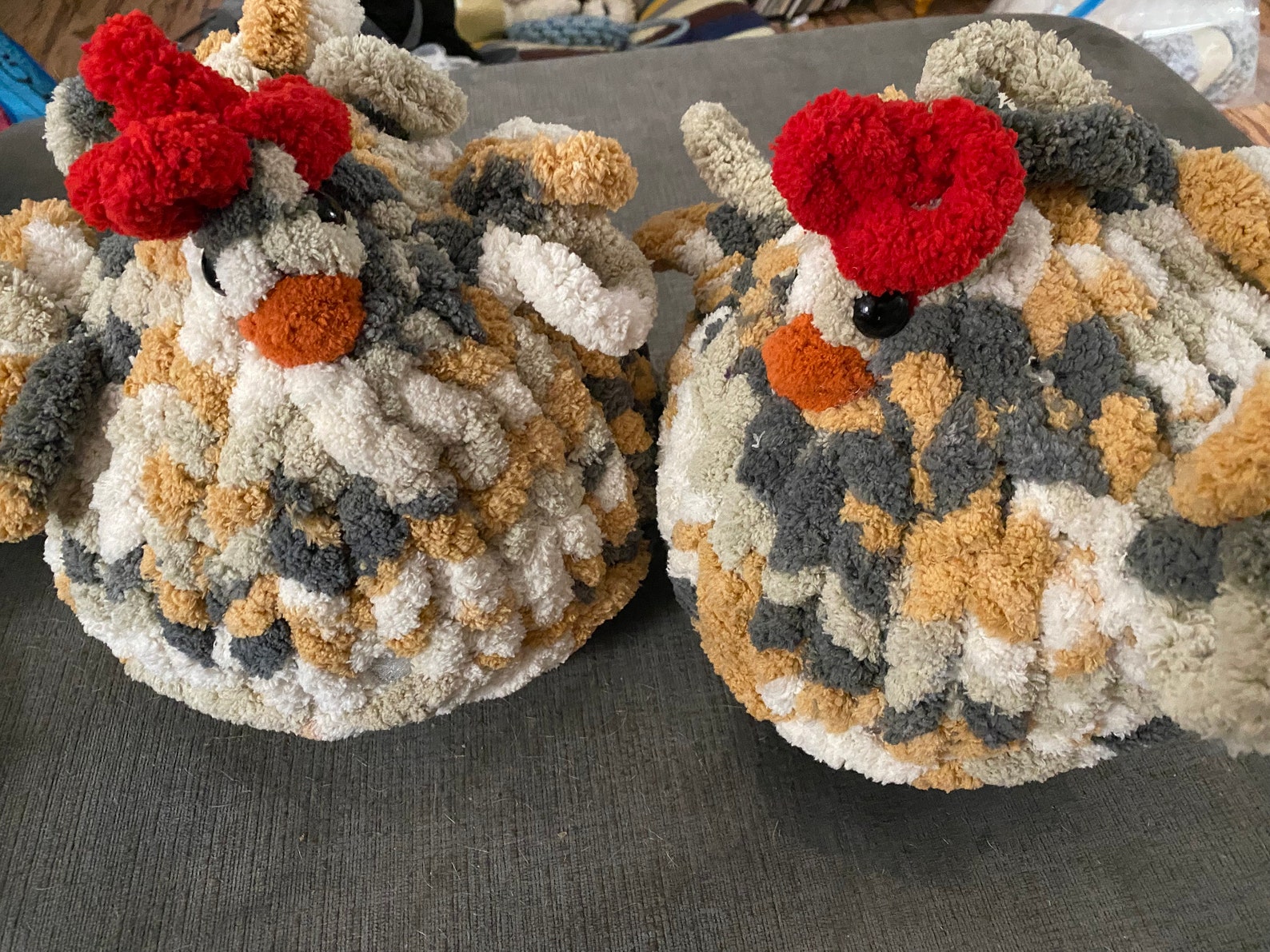 BEGINNER FRIENDLY Chunky Chicken Finger Knitting Plushie Video Tutorial ...