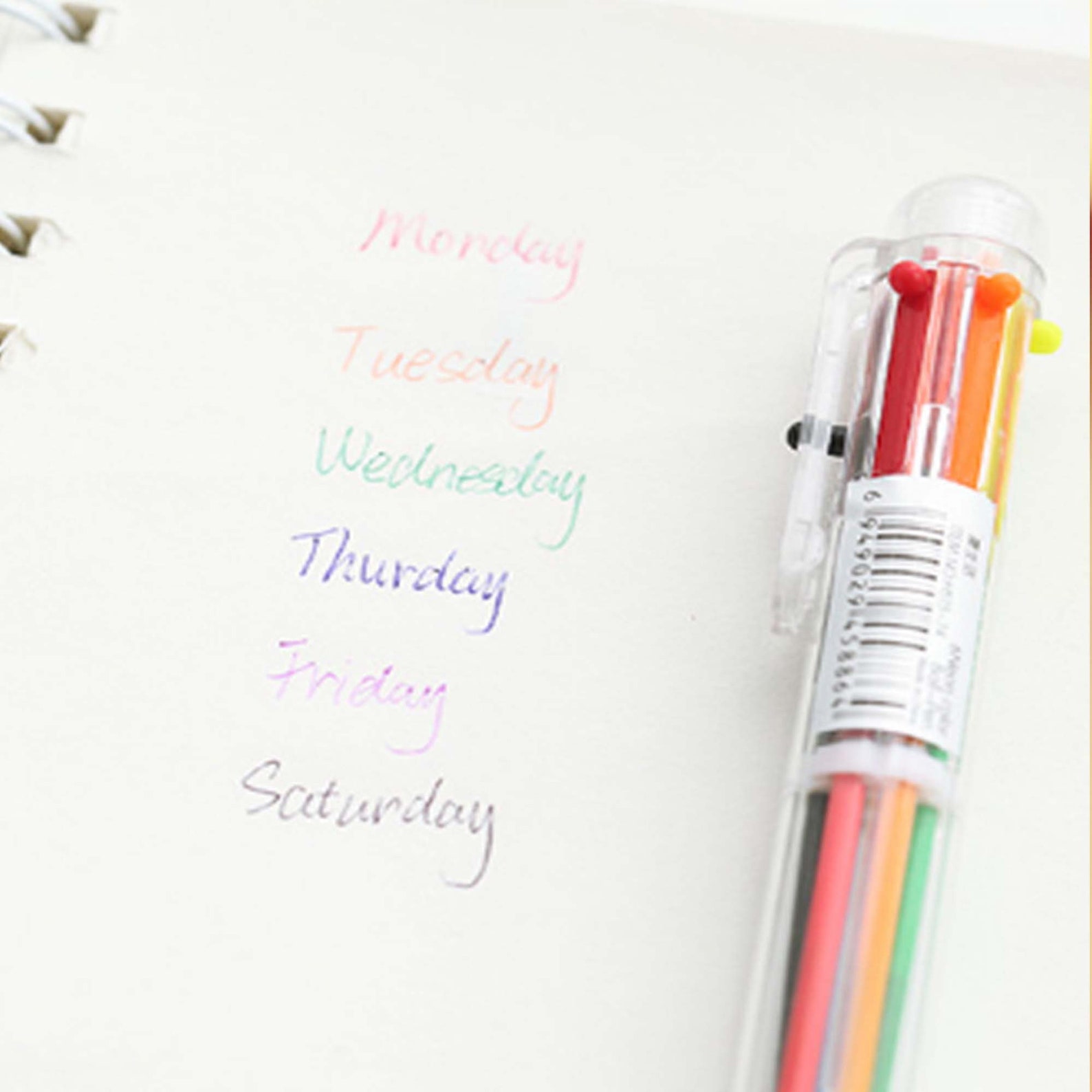 Multicolor Ballpoint PenColor Changing PensCute Colorful | Etsy