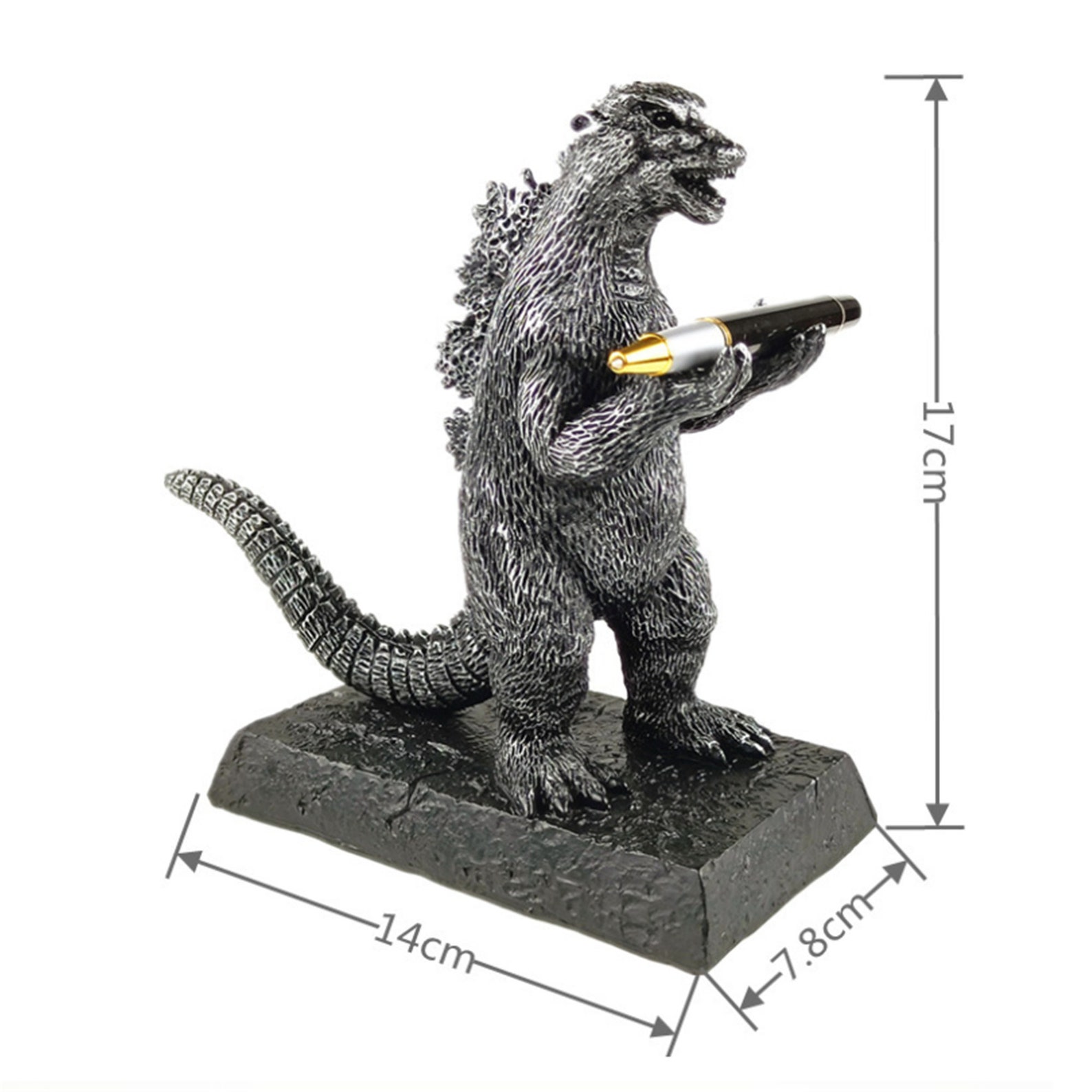 Godzilla Pen Holder Monster Godzilla Pen Holder Creative | Etsy