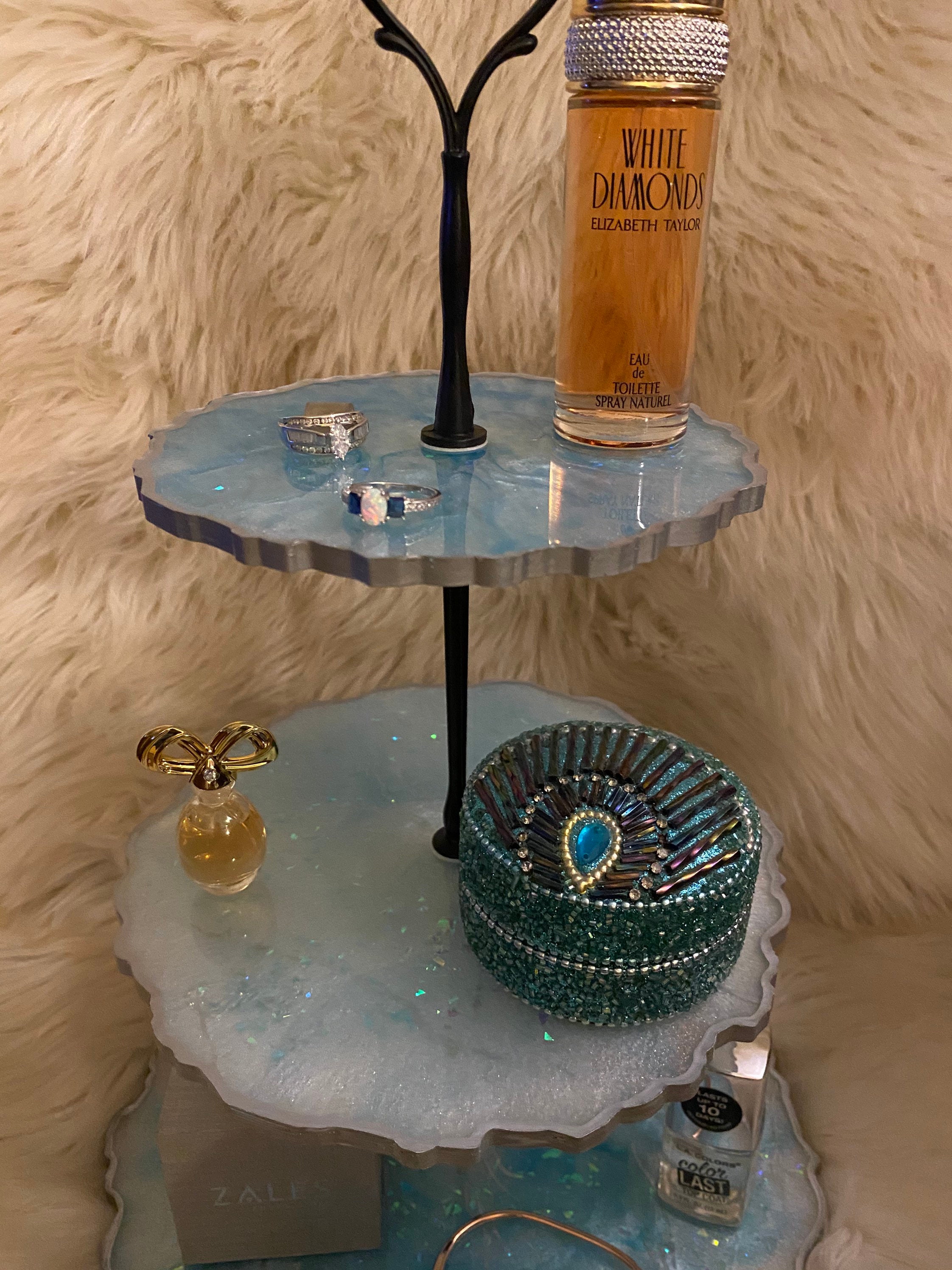 Custom Decorative Three Tier Tray/display Stand - Etsy