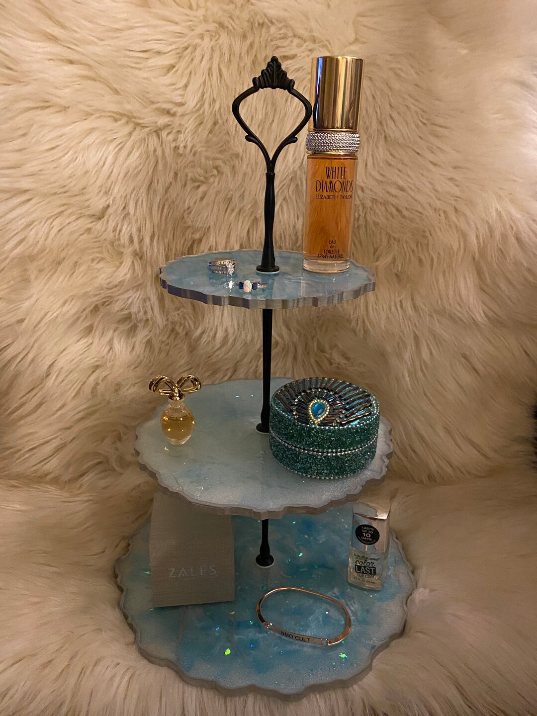 Custom Decorative Three Tier Tray/display Stand - Etsy