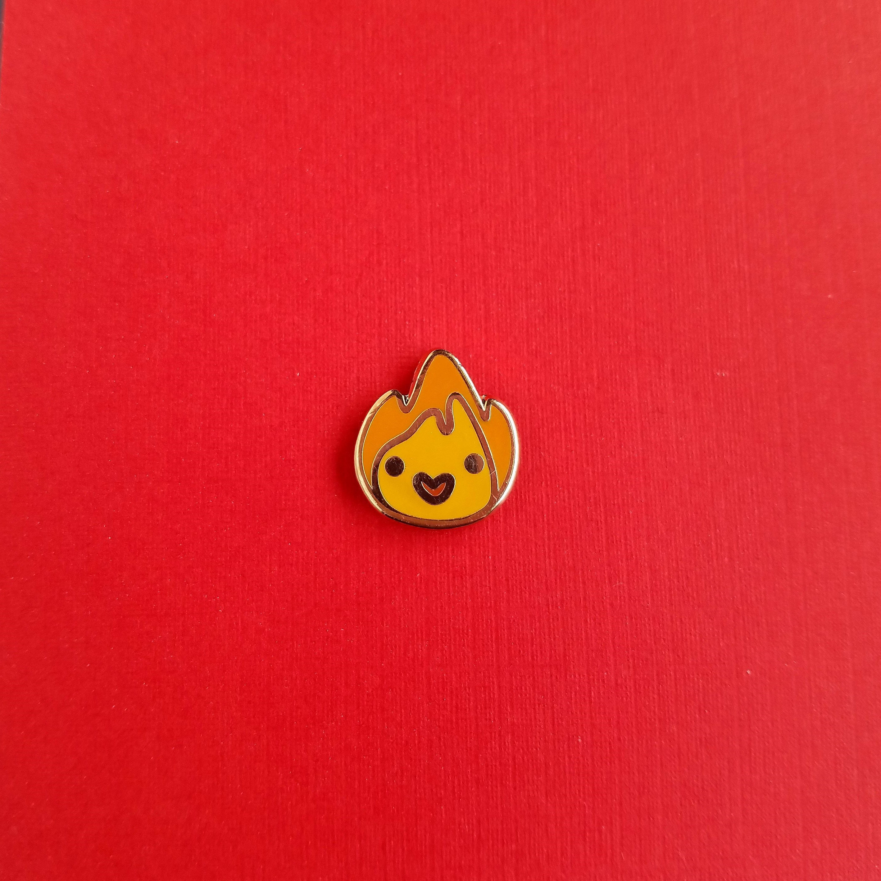 Mini Fire Cutie Enamel Pin - Etsy