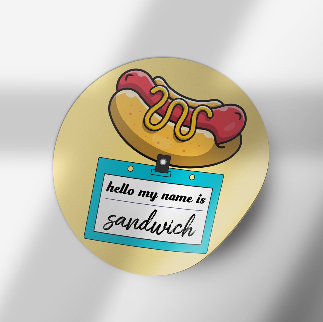Hotdogs Are Sandwiches Sticker - Etsy
