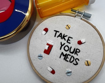 Take Your Meds Sign - Etsy