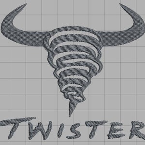 Twister / Twisters Tornado Wrangler Embroidery Design. Additional ...