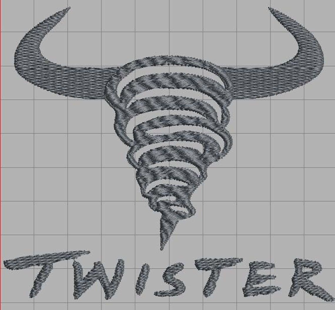 Twister / Twisters Tornado Wrangler Embroidery Design. Additional ...