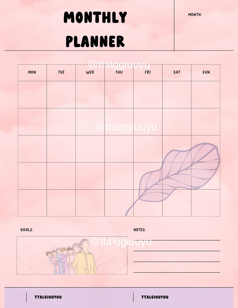 Digital BTS Planner - Etsy