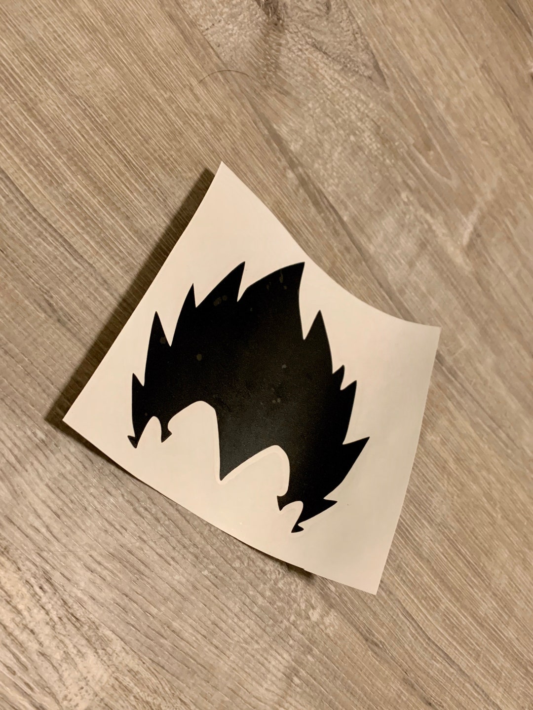 Vegeta Silhouette Decal - Etsy