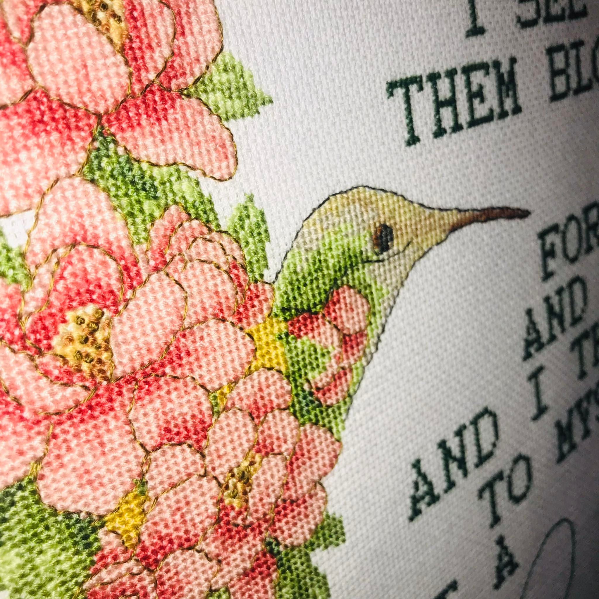 Wonderful World Cross Stitch Pattern Home Gifts Bird of - Etsy