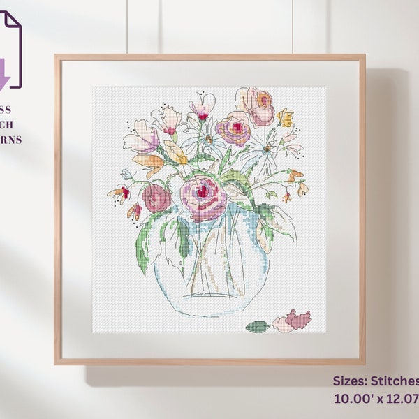 Botany Cross Stitch - Etsy