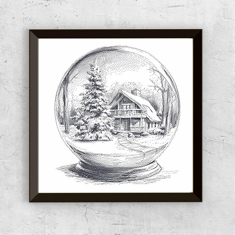 Cabin Blueprints Snow - Etsy
