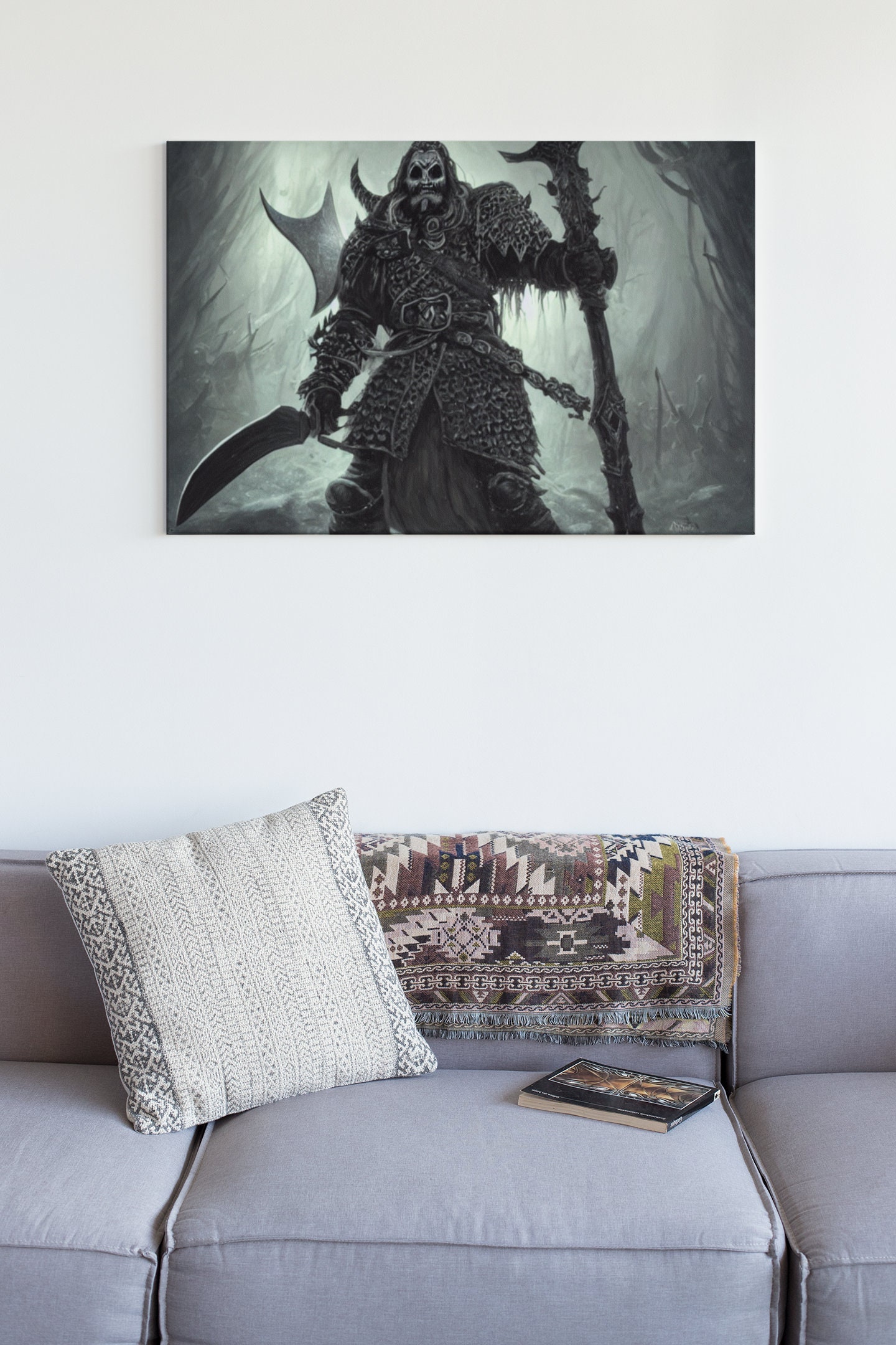 Haunted Cursed Viking Ghoul Necromancer Tracking Trapping Helpless Prey ...