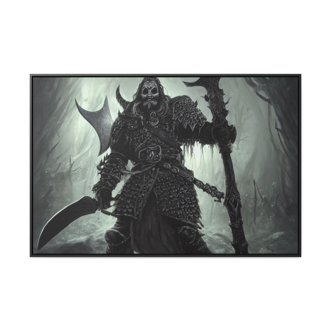 Haunted Cursed Viking Ghoul Necromancer Tracking Trapping Helpless Prey ...