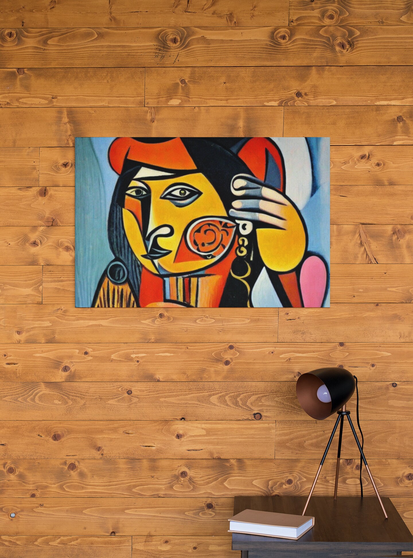 Picasso Style Expressionist Cubism Abstract Portrait of a - Etsy