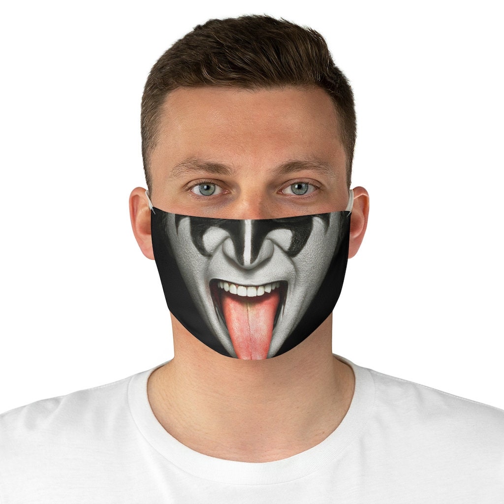 Gene Simmons Kiss Face Mask Washable Reusable Mask Etsy