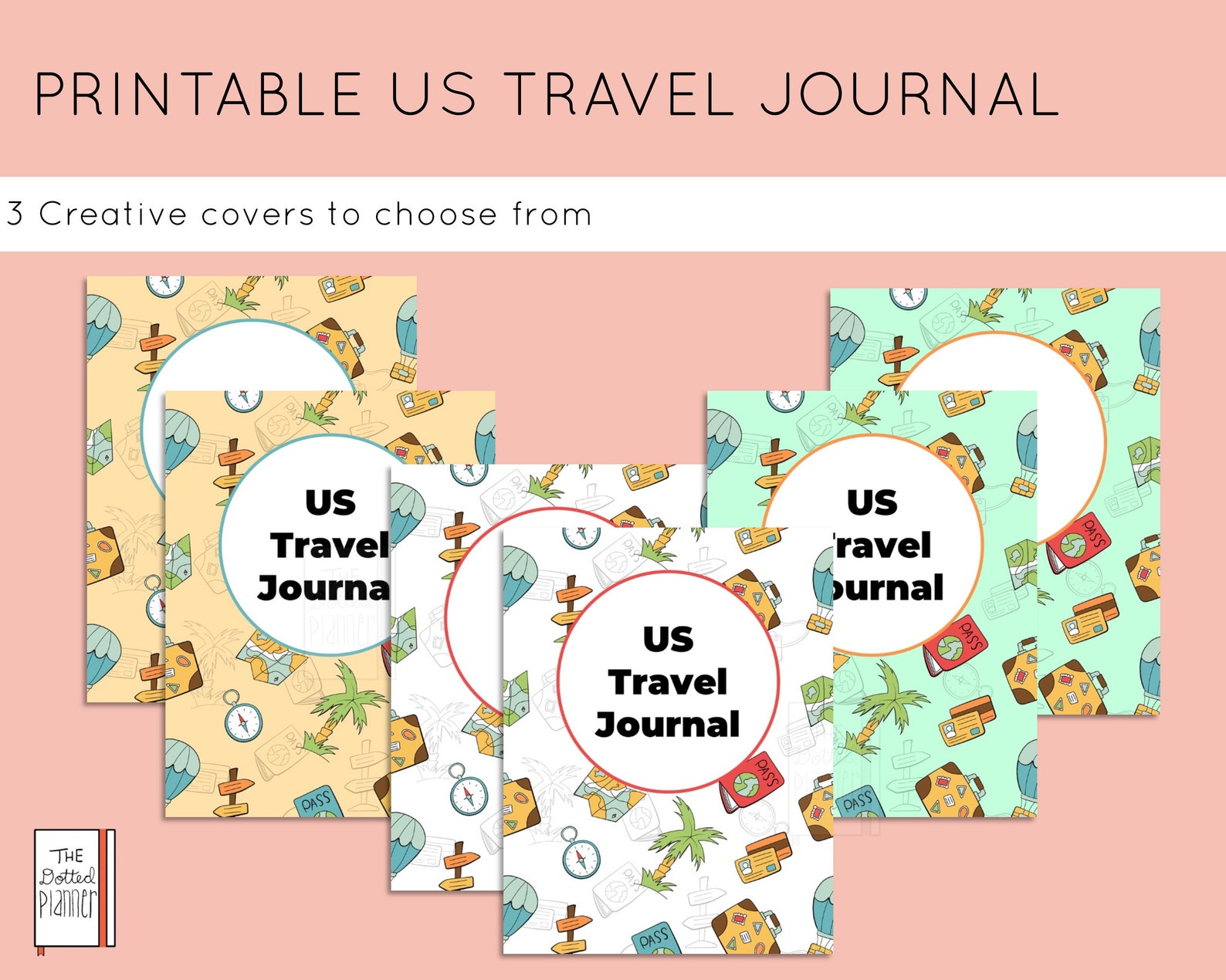 US Travel Journal Printable Trip Journal - Etsy