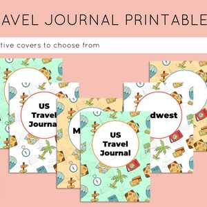Printable Travel Journal Pages | Midwestern US Travel Journal ...