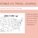 US Travel Journal Printable Trip Journal - Etsy