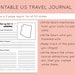 US Travel Journal Printable Trip Journal - Etsy