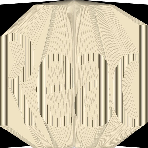 Read Book Folding Pattern - Etsy