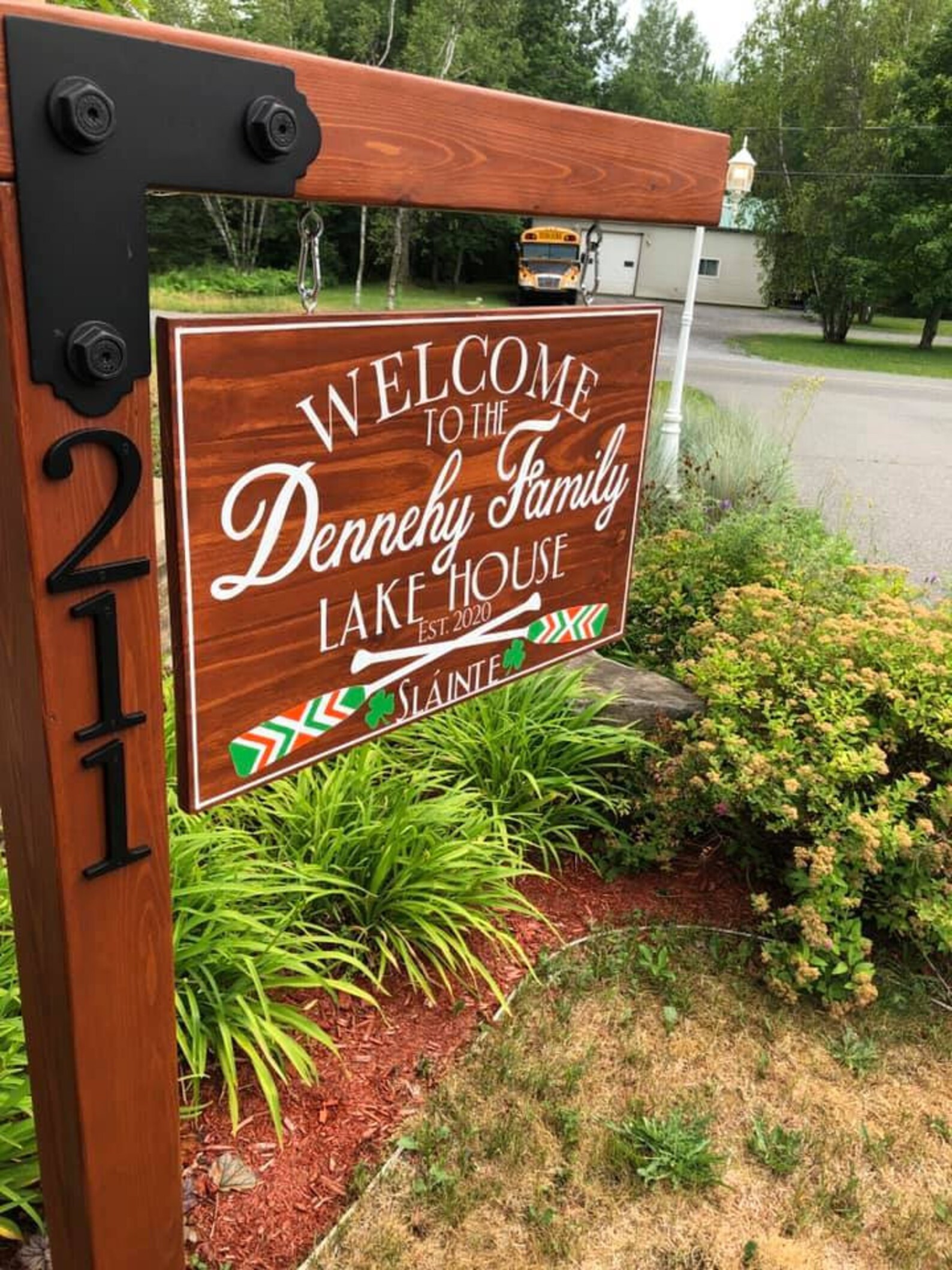 Personalized Address Sign Lake House Sign Campsite Sign | Etsy Canada