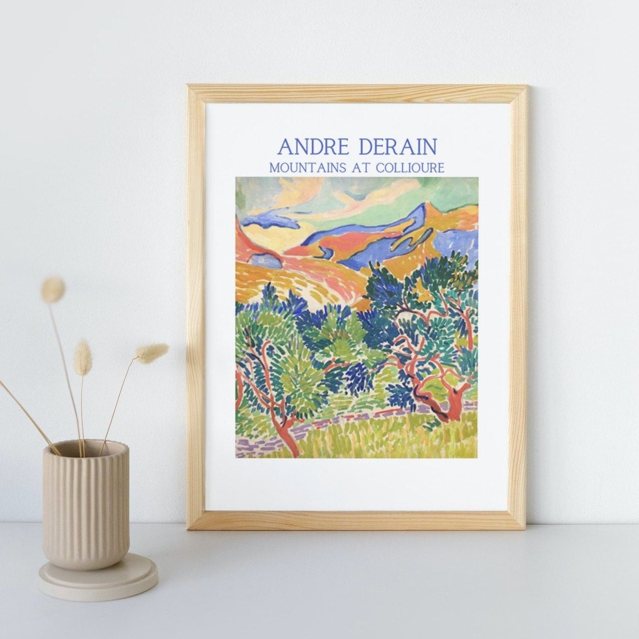 Andre Derain Mountains at Collioure Fauvist Landscape Digital Download ...